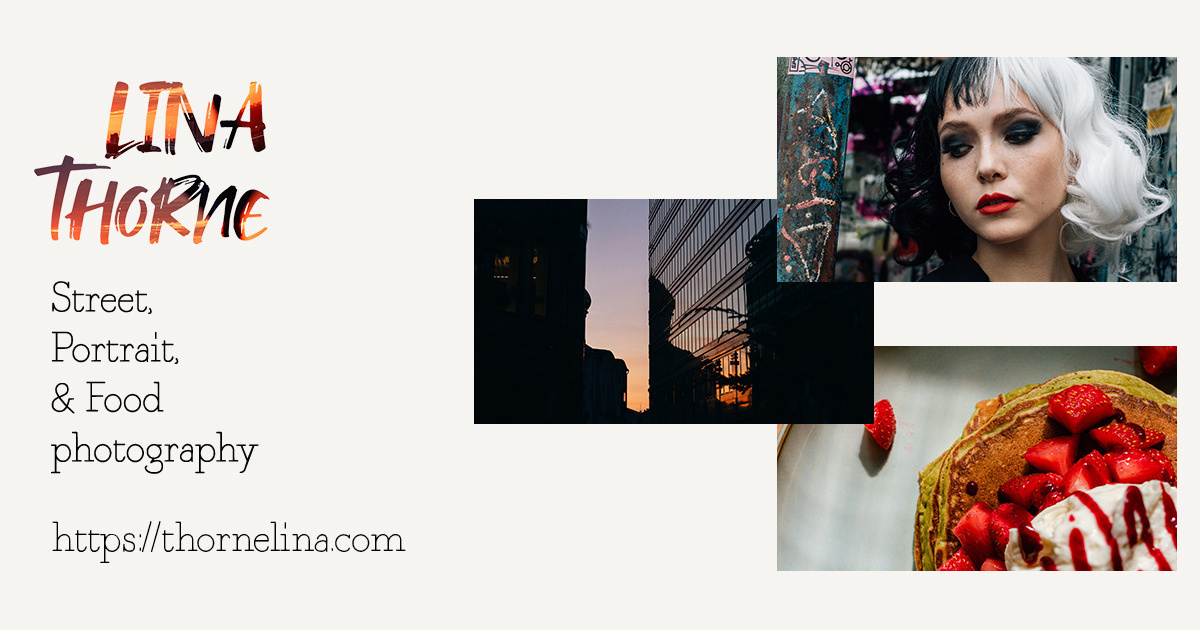 Street & Portrait photographer Lina Thorne based in Moscow