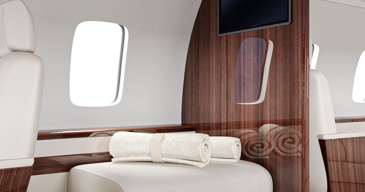 BOMBARDIER GLOBAL EXPRESS. Irina Balykina — Interior 3D Visualisation
