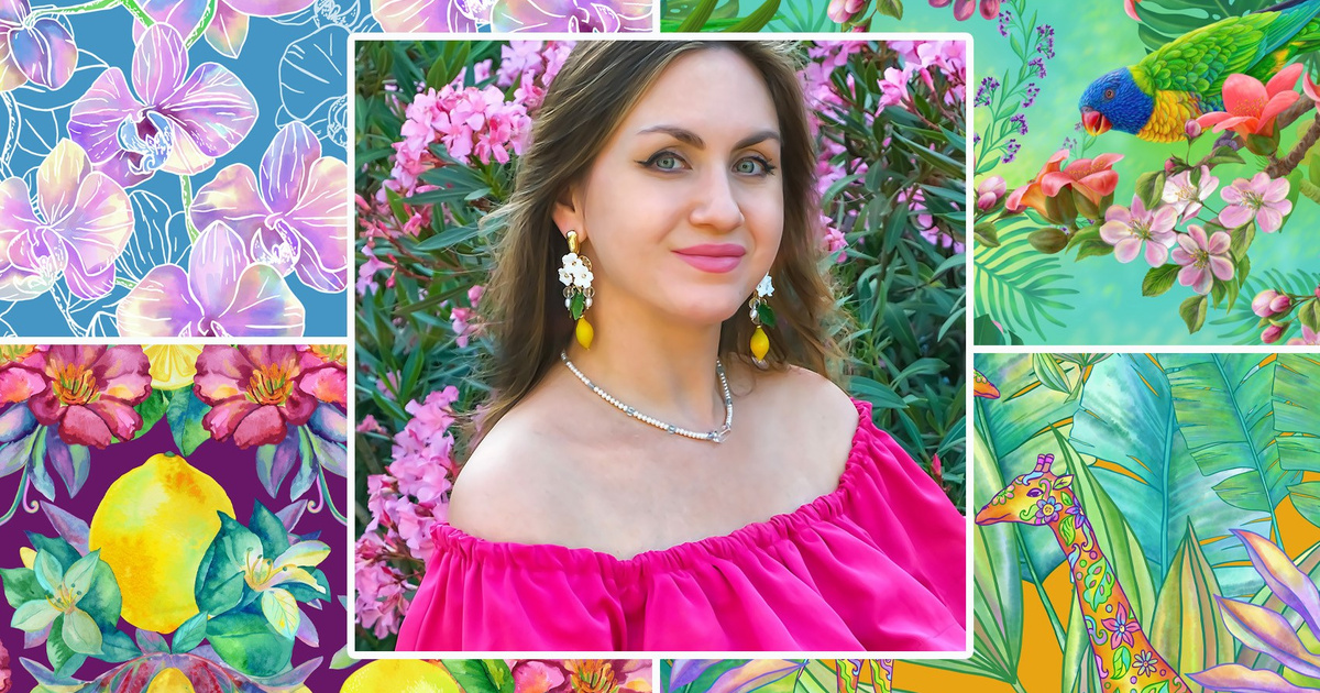 Surface Pattern Designer Alena Lazareva. Seamless patterns. Дизайнер ...