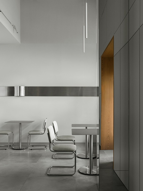 Plain Coffee Moscow in Moscow Russia designed by QUADRUM STUDIO
